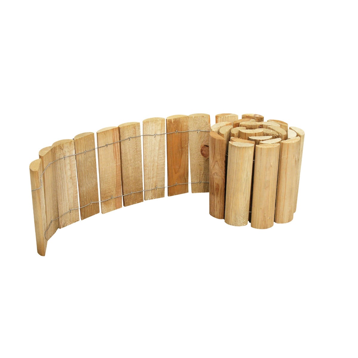 Borderrand Grenen Hout 180 x 20 cm